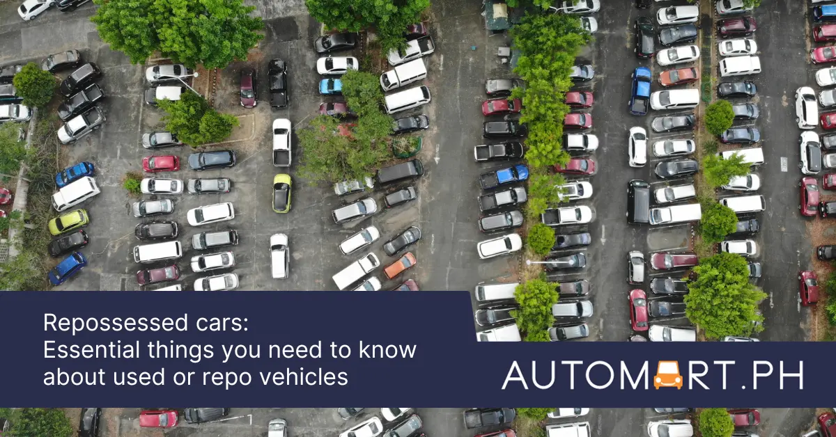 Essential Things You Need to Know About Repo Vehicles