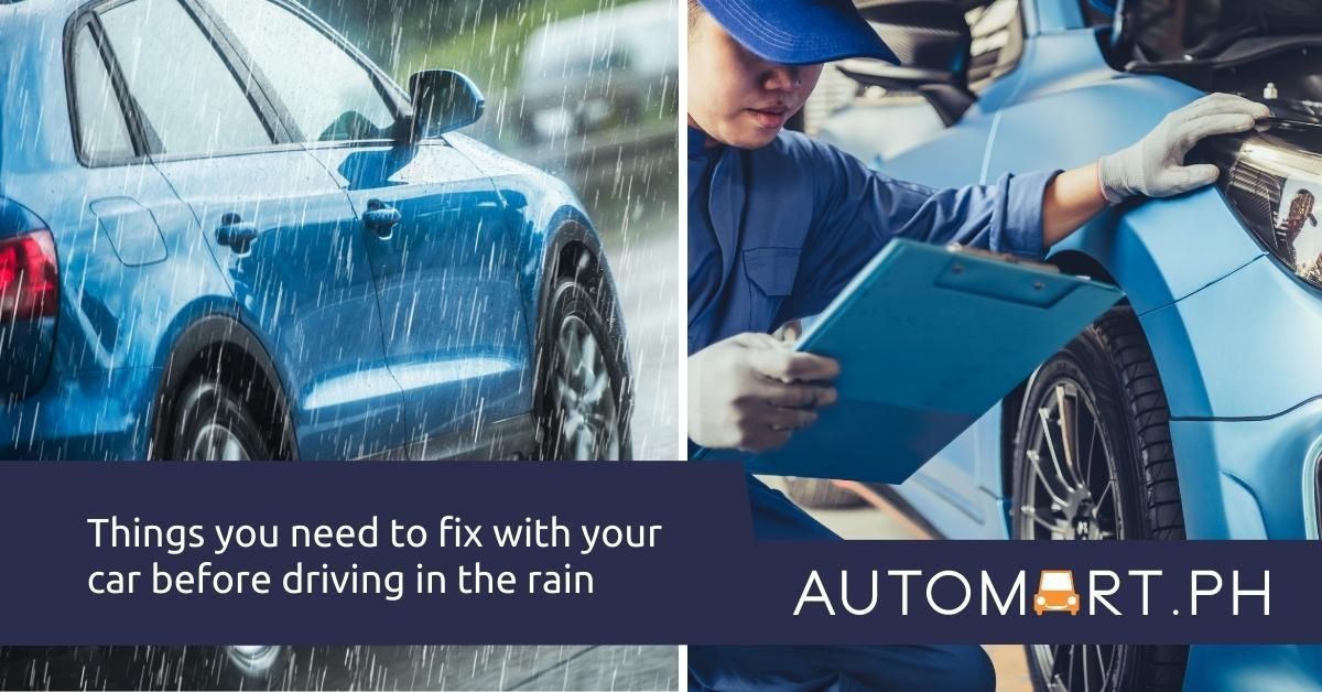 Common car problems you need to fix for the rainy season